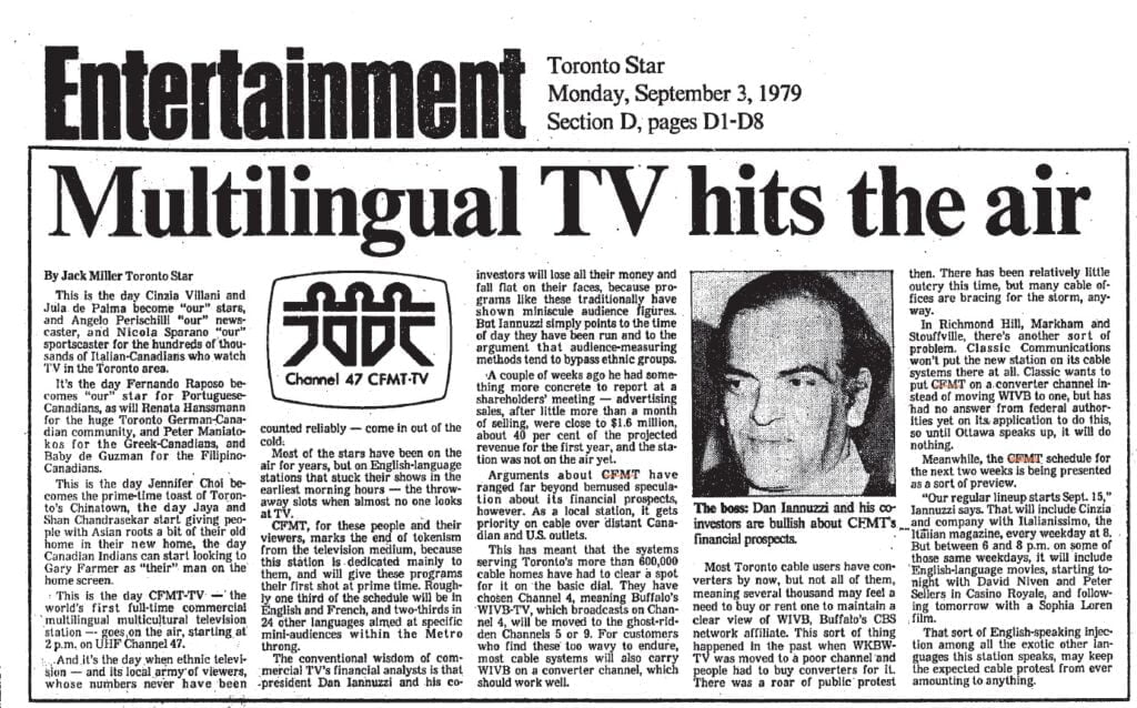 Who Created Multicultural TV in Toronto? – Retrontario
